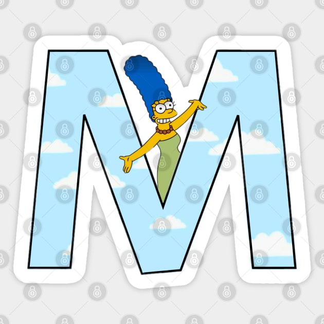 Simpsons letter - Simpsons - Sticker | TeePublic